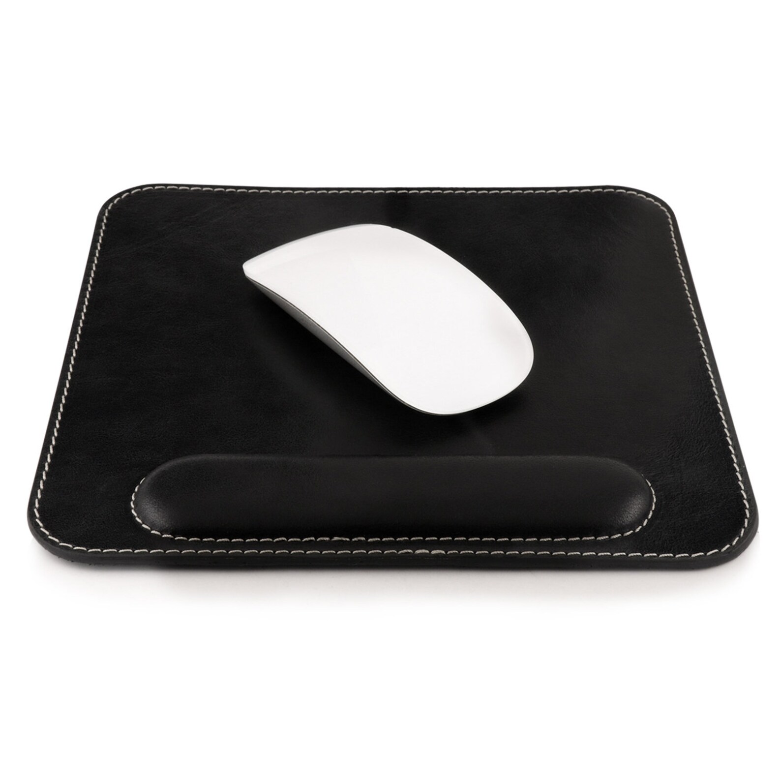 Personalized Mouse Pad With Wrist Rest Top Grain Leather, Hand Crafted ...