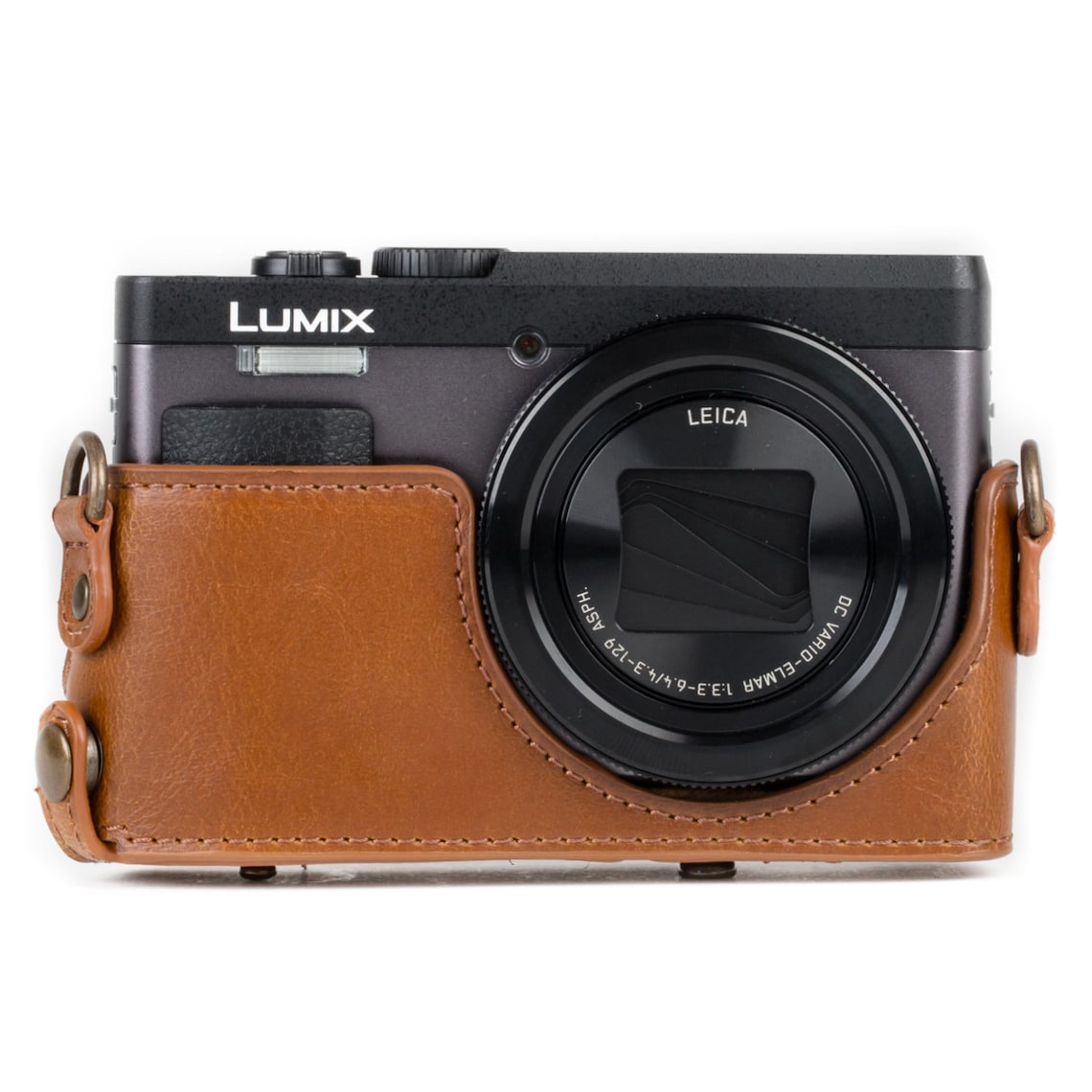 Panasonic Lumix DC-ZS80 Ever Ready Leather Camera Case With Battery ...