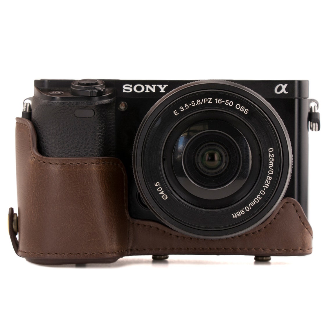 Sony Alpha A6300, A6000 (16-50 Mm) Camera Bag Protective Leather Camera ...