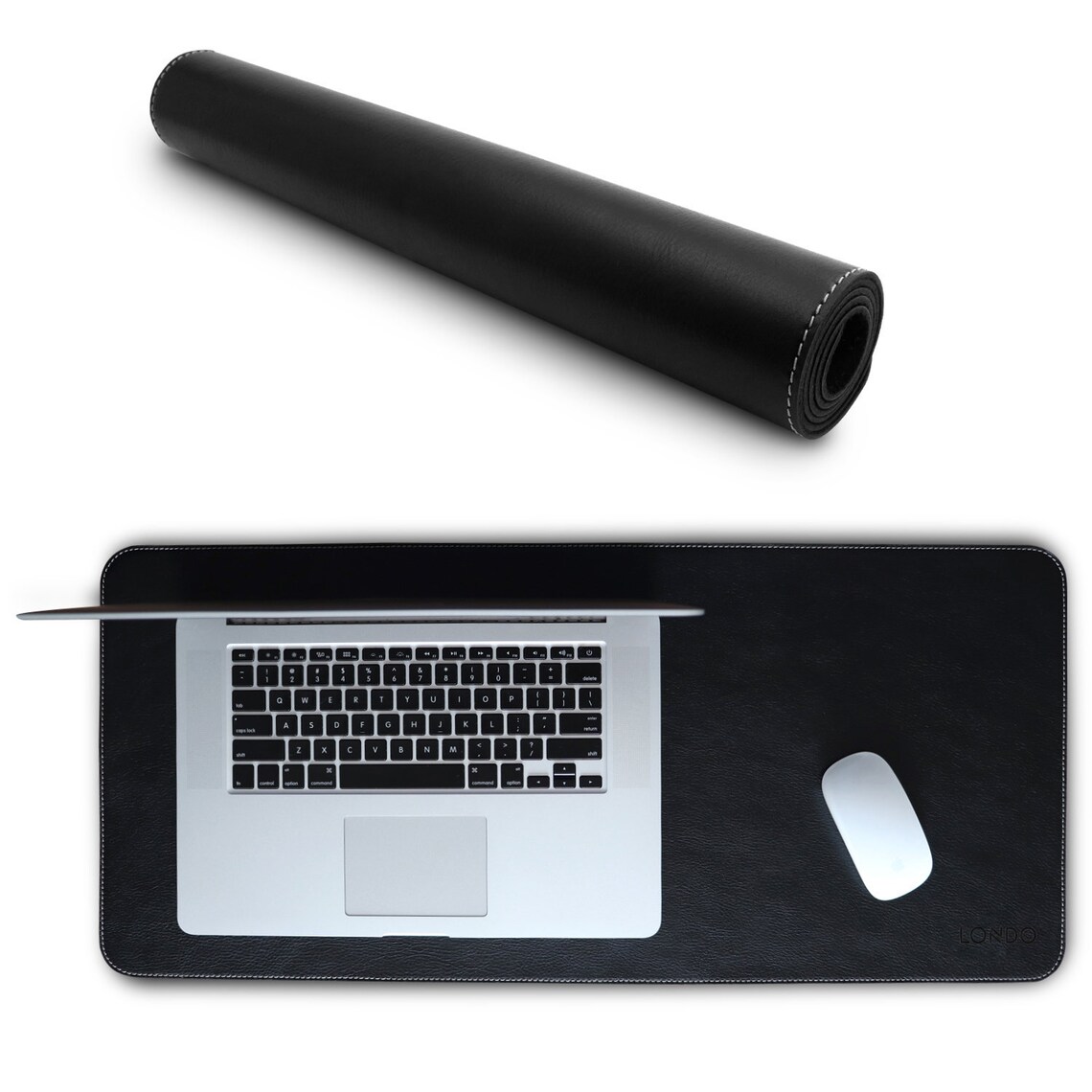 Personalized Top Grain Leather Mouse Pad Hand Crafted | Etsy