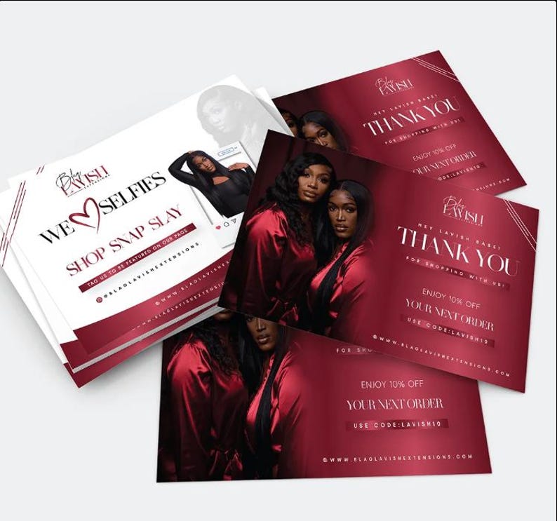 Thank You Card (design Only), QR Code Business Card Complete Branding ...