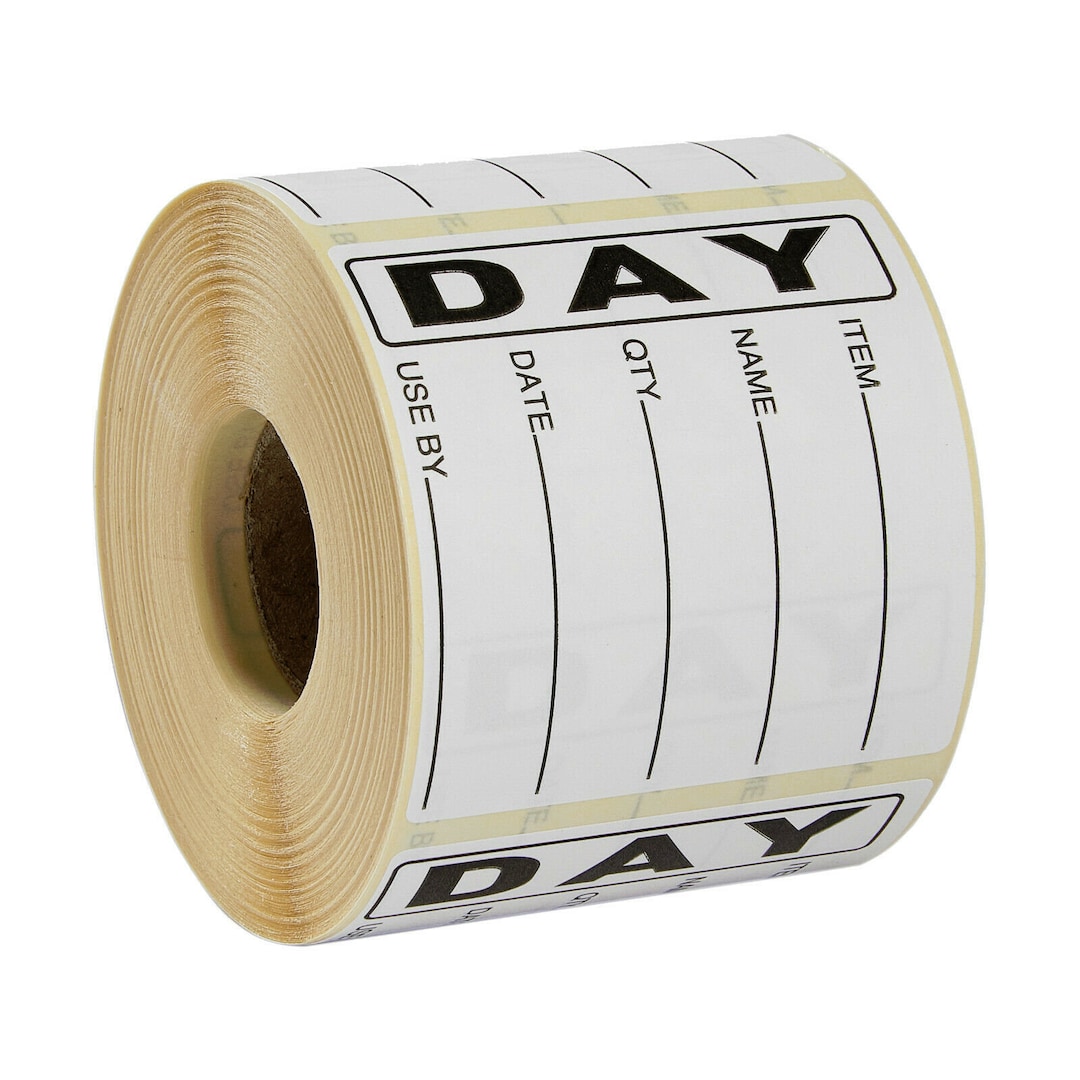 Food Hygiene Day Dot Food Label Best Before Labels Roll of 500 Labels ...