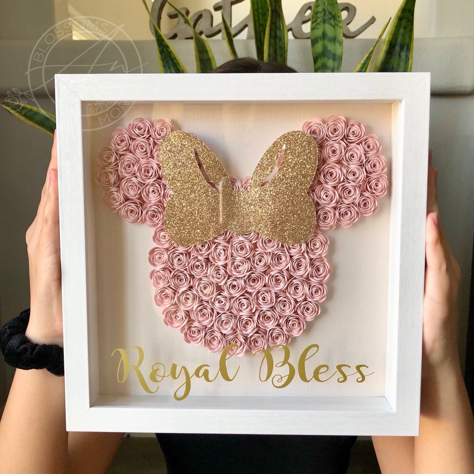 9in. X 9in. Minnie Mouse Shadowbox - Etsy