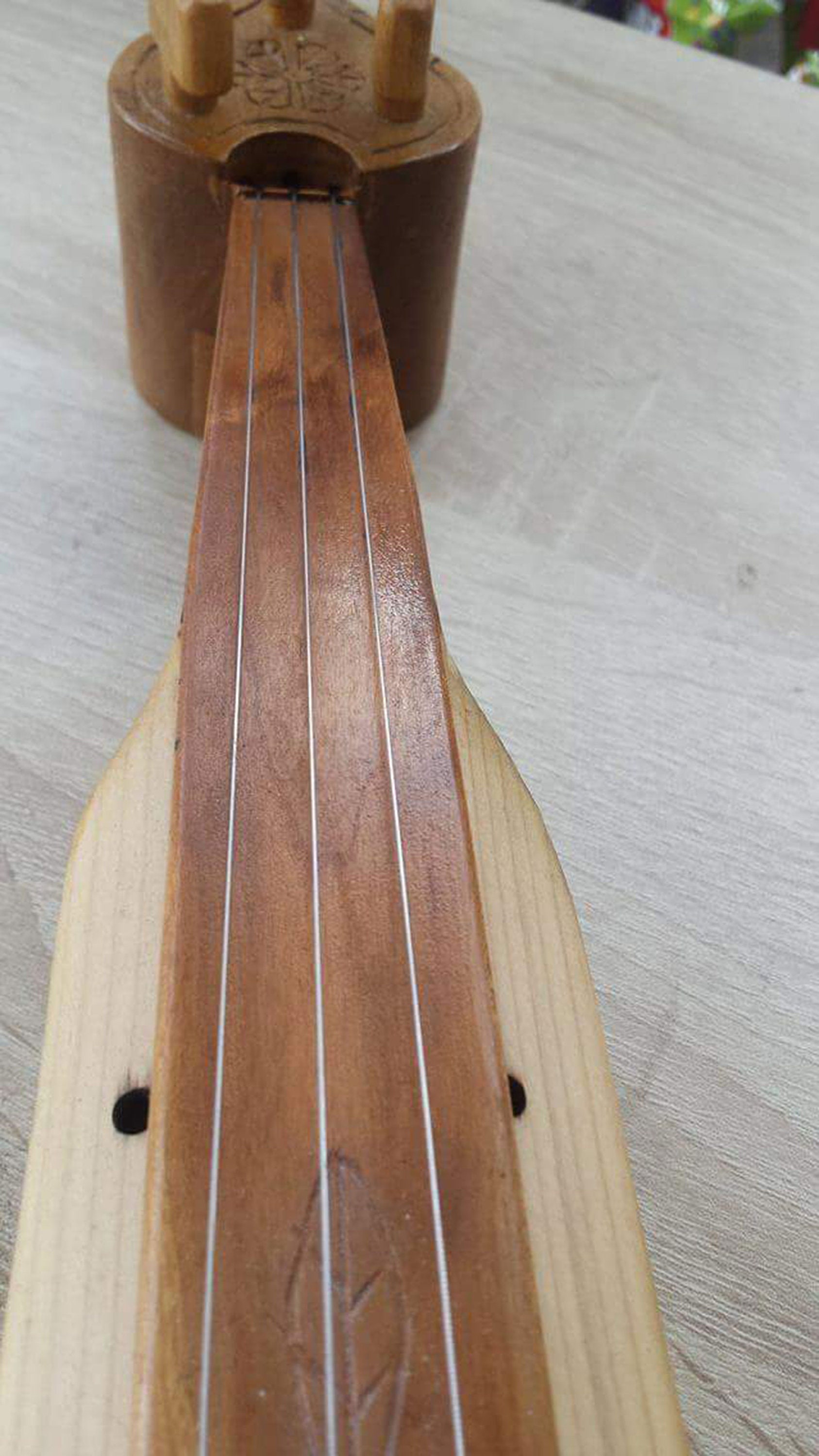 Handmade Walnut Pontian Lyre Kemenche, Greek Musical Instrument - Etsy