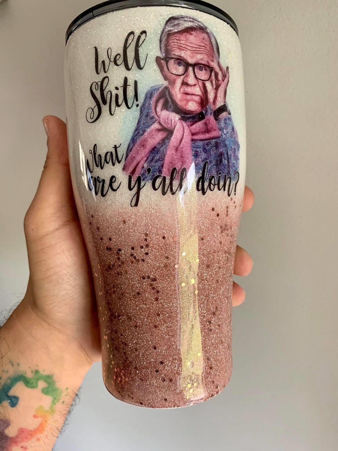 20oz Leslie Jordan Well Shit - Etsy