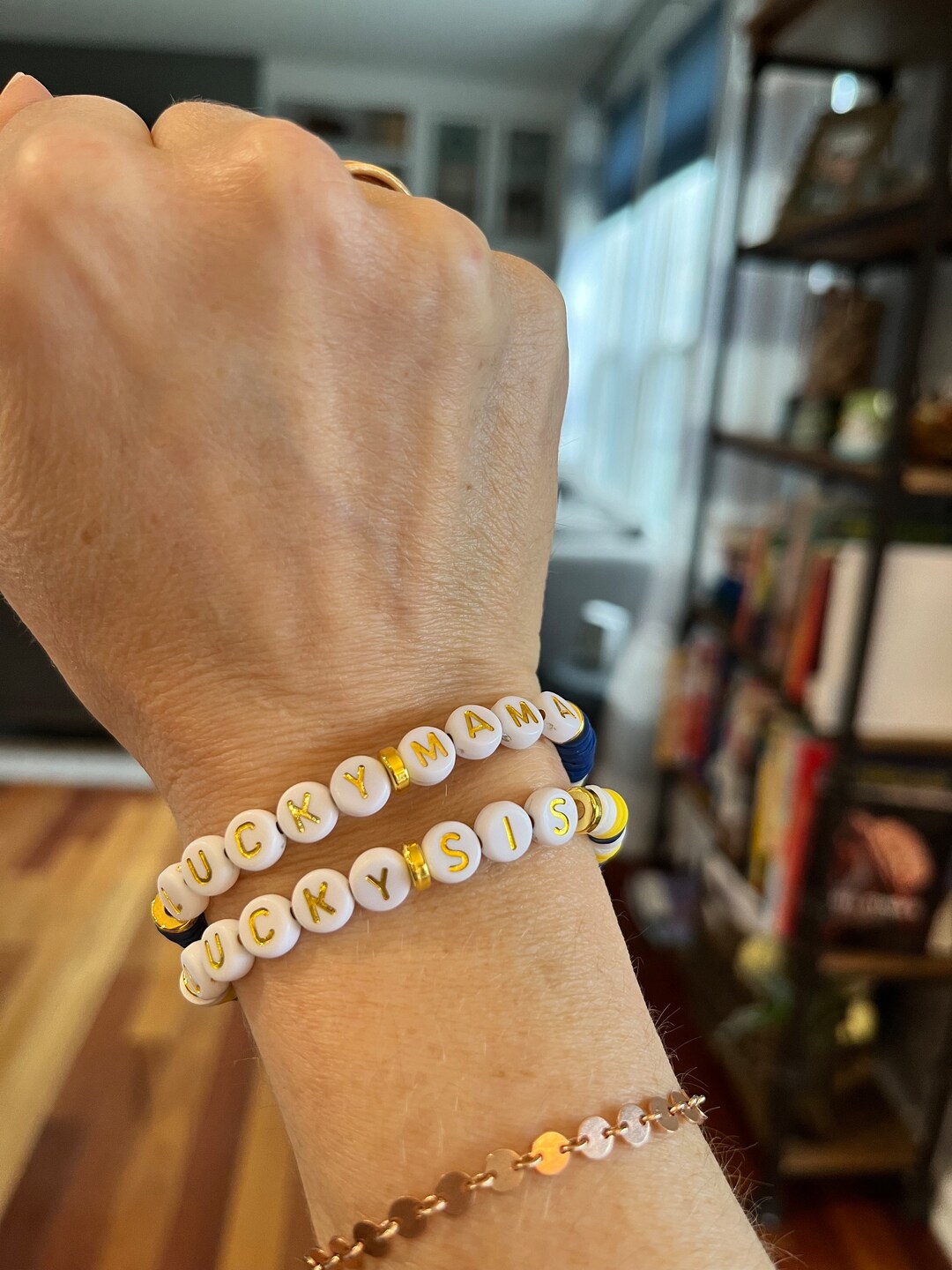 Lucky Mama Project Bracelets: Custom, Personalized Heishi Polymer Clay ...