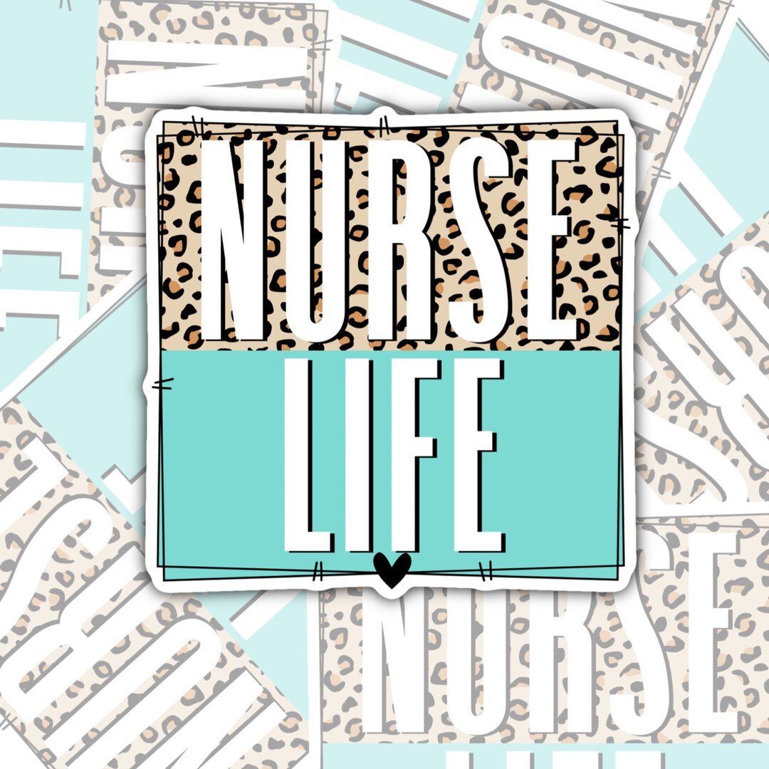 Nurse Life, Nurse Stickers, RN Sticker, Waterproof Stickers, Hydroflask ...