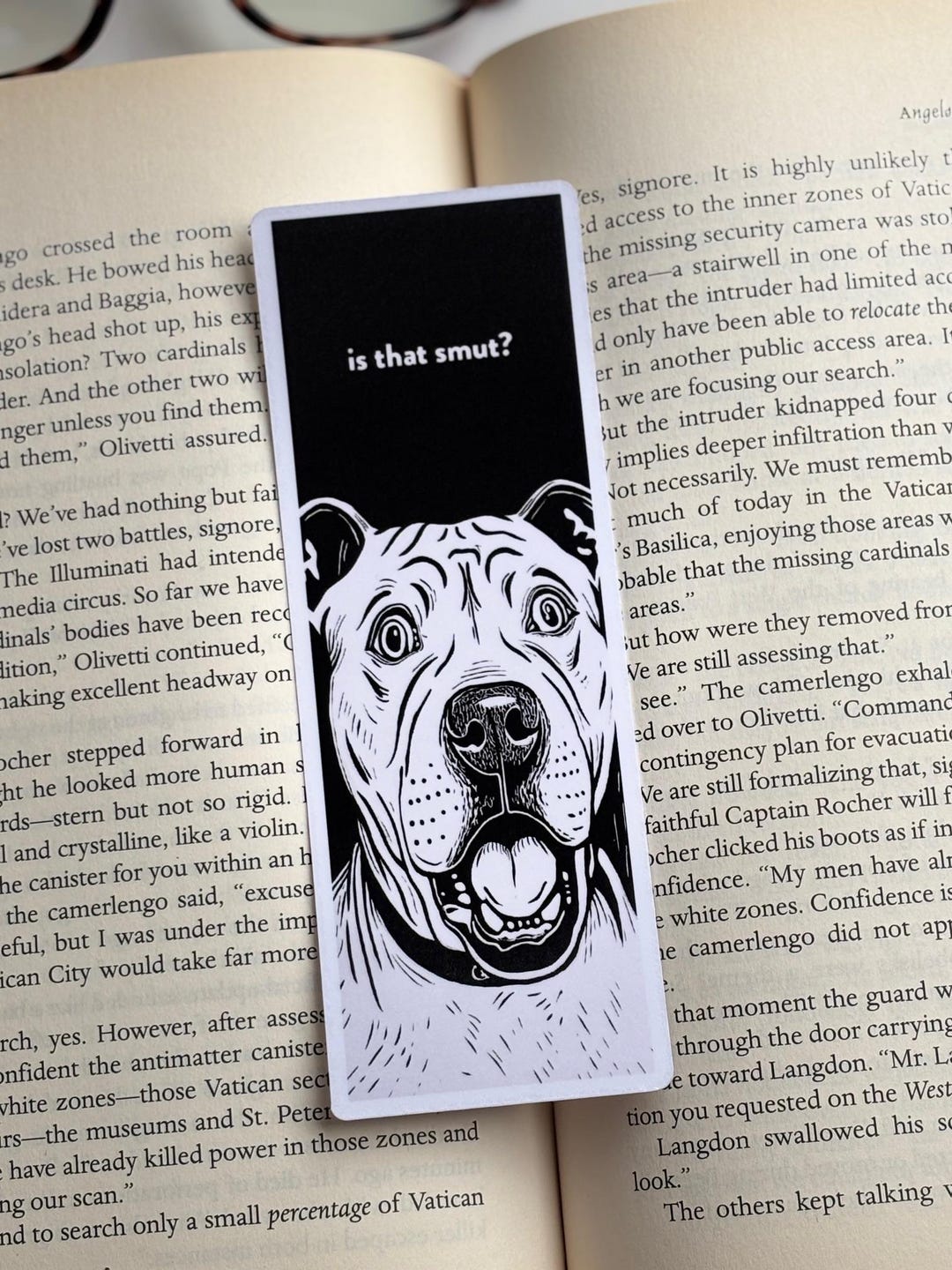 Funny Dog Handmade Bookmark, "is That Smut?" Page Marker - Etsy