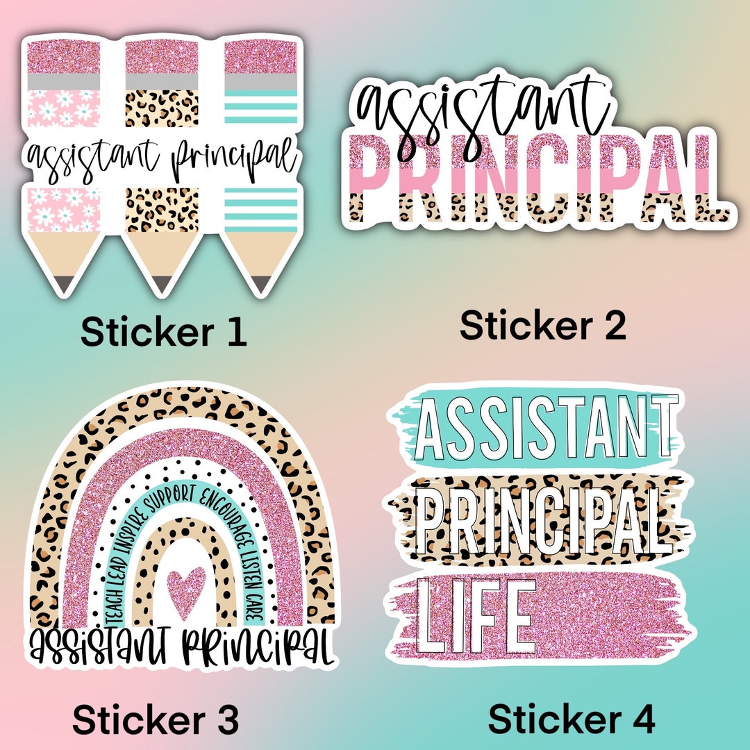 Assistant Principal Sticker, Principal Life, Waterproof Stickers, Water ...