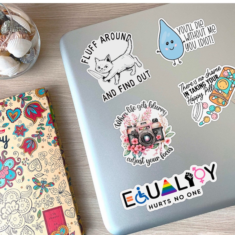 My Anxiety Says No, Funny Vinyl Sticker - Etsy