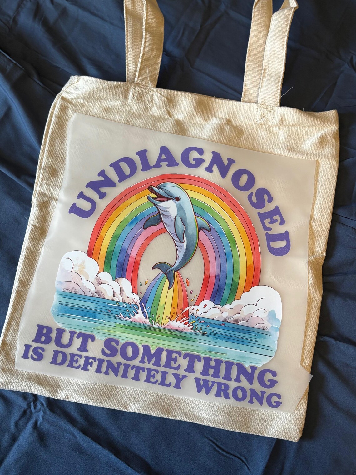 Funny Vibes Canvas Tote Bag - Sarcastic Introvert Gift - Etsy