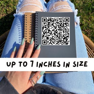 Customizable QR Code Sticker, Personalized QR Code, Digital and ...