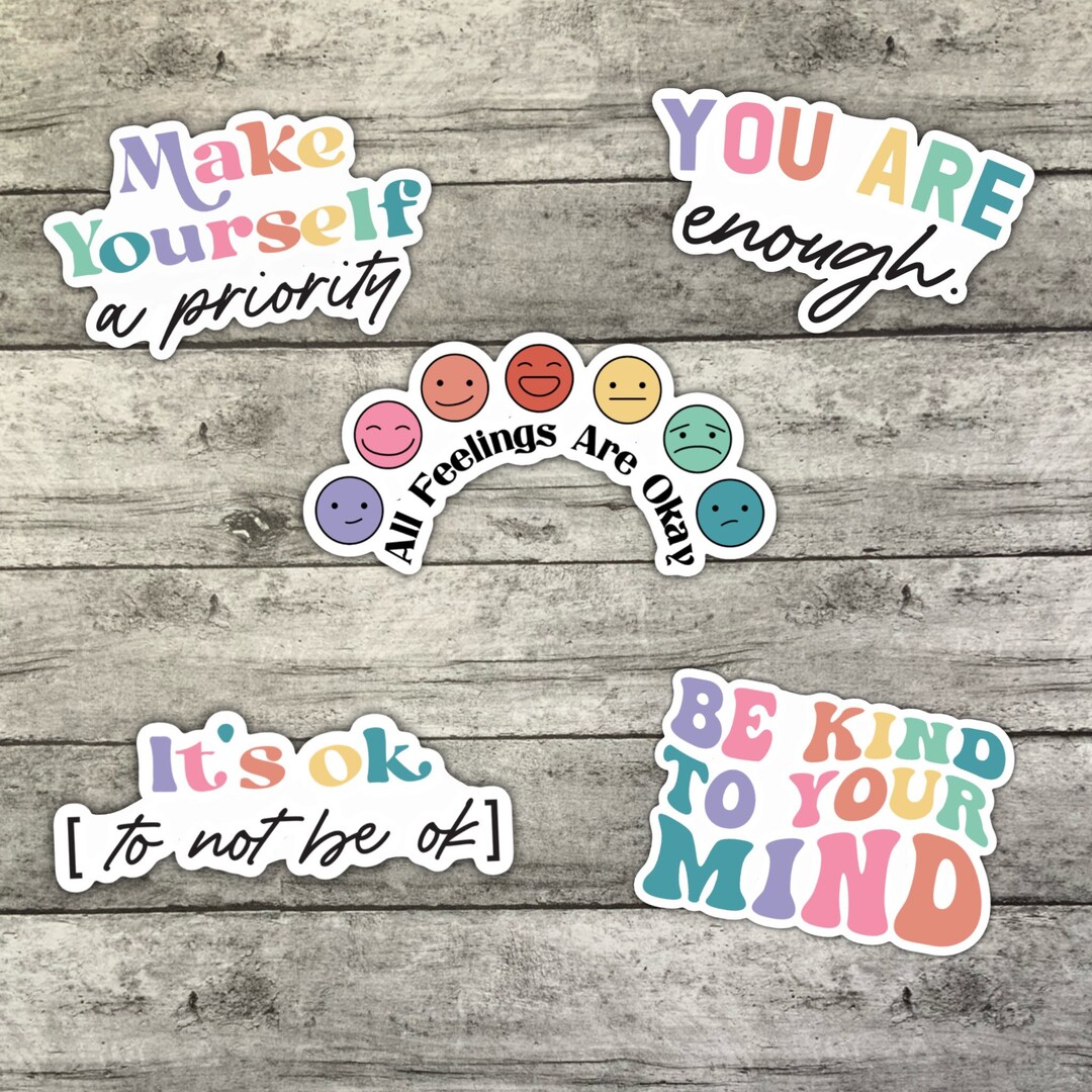 Mental Health Bundle Its Okay to Not Be Okay Stricker Bundle Waterproof ...
