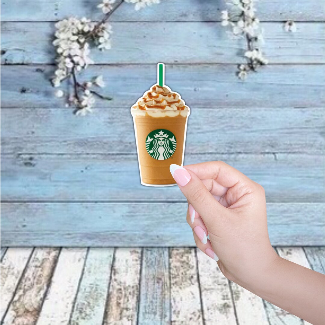 Starbucks Caramel Sticker Frappuccino Waterproof Laptop - Etsy