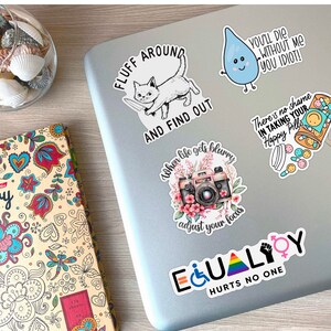 Equality Sticker, Be Who You Are, Equality for Everyone, Waterproof ...