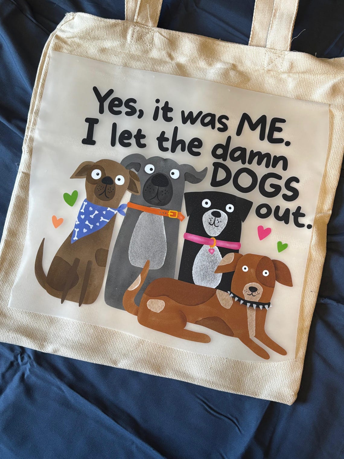 Funny Vibes Canvas Tote Bag - Sarcastic Introvert Gift - Etsy