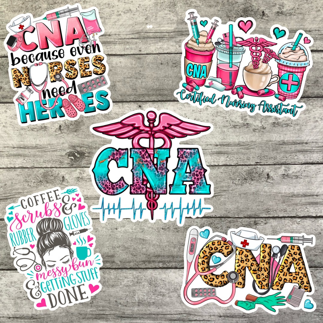 CNA Sticker Pack, CNA Life, Stickers, Waterproof Sticker, Water Bottle ...