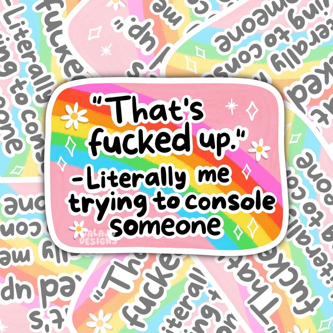 Funny Advice: Waterproof Sticker, Vinyl Decal - Etsy