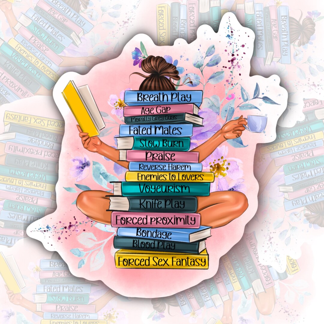 Fantasy Book Sticker, Fantasy Lovers, Waterproof Stickers, Water Bottle ...