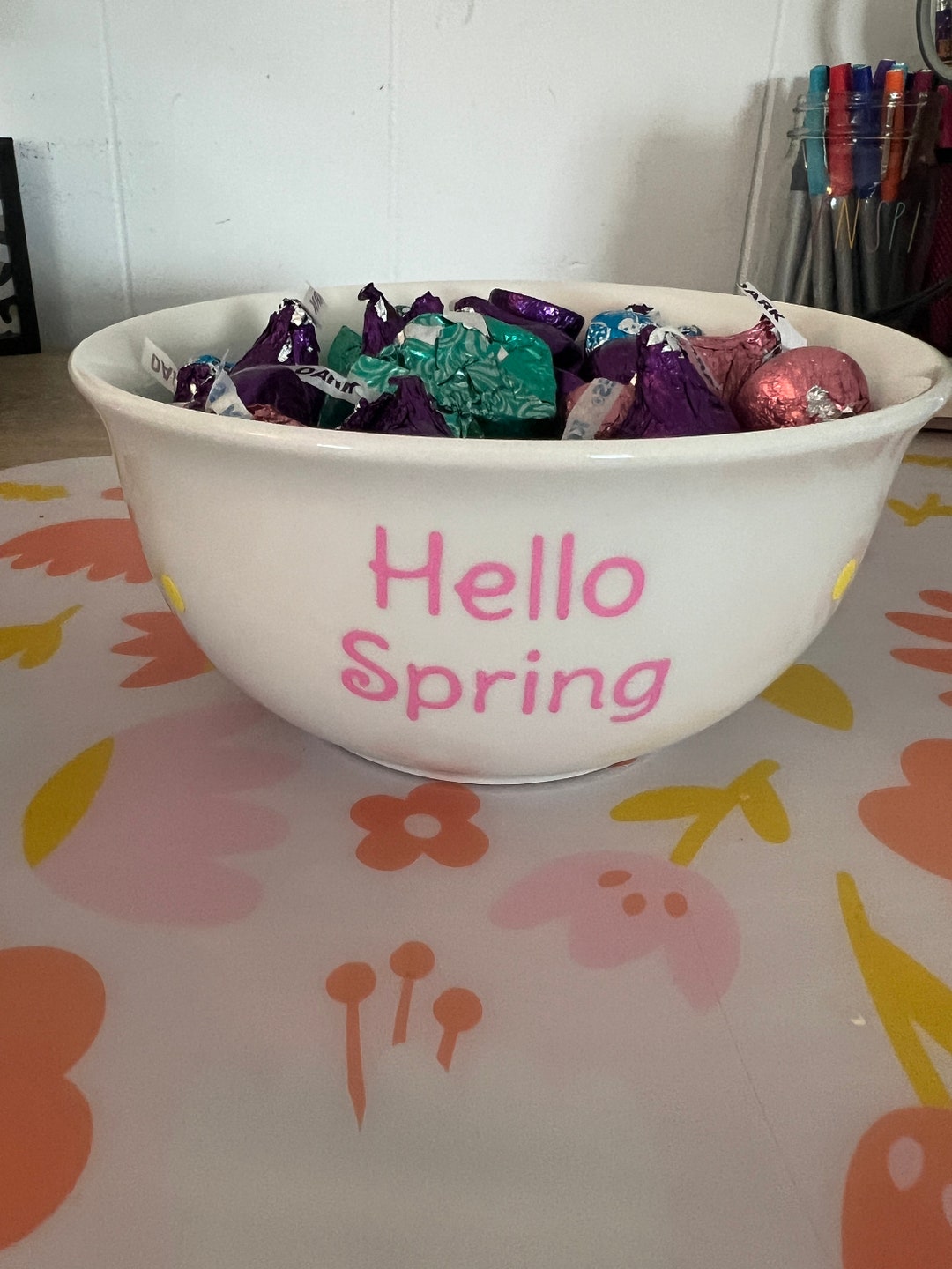 Customizable Candy Bowl, Spring Bowl, Small Candy Bowl, Custom Bowl ...