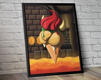 Bowser Fury Poster - Etsy
