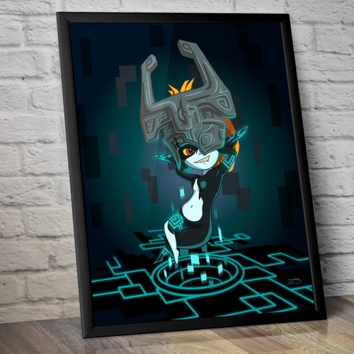 Midna Legend of Zelda Twilight Princess Poster Print Wall | Etsy