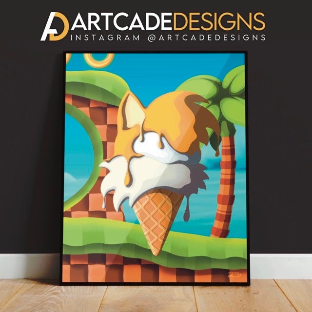 Sonic and Tails Poster, Sonic and Tails, Metal Sonic, Sonic the ...