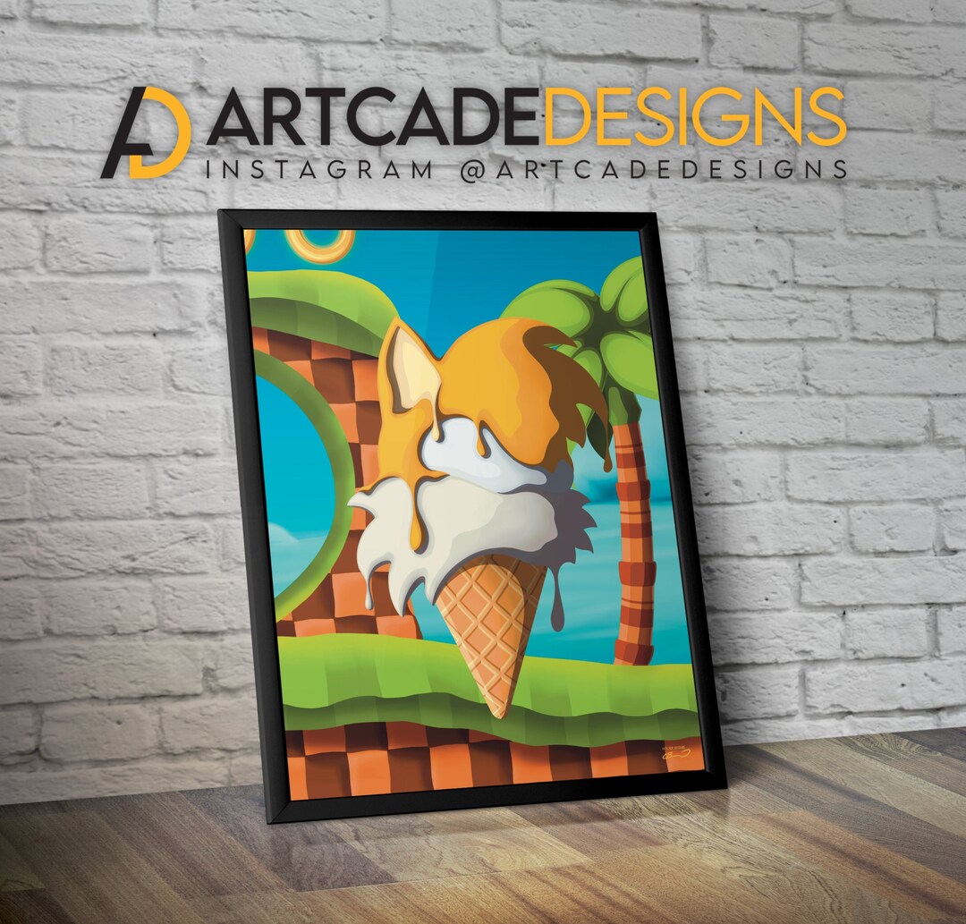 Sonic and Tails Poster, Sonic and Tails, Metal Sonic, Sonic the ...