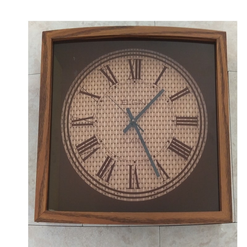 Elgin Wall Clock - Etsy