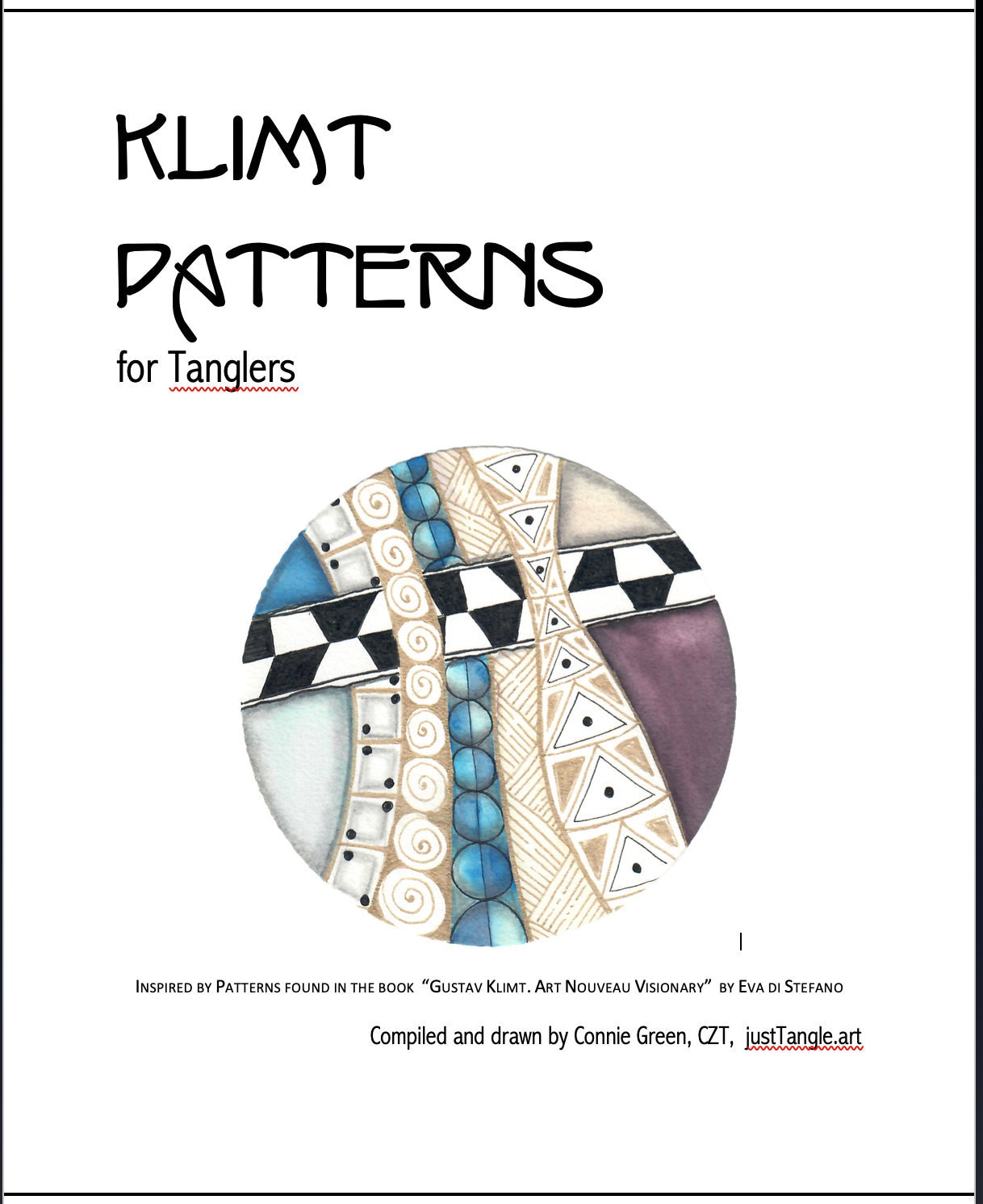 Klimt Patterns for Tanglers - Etsy