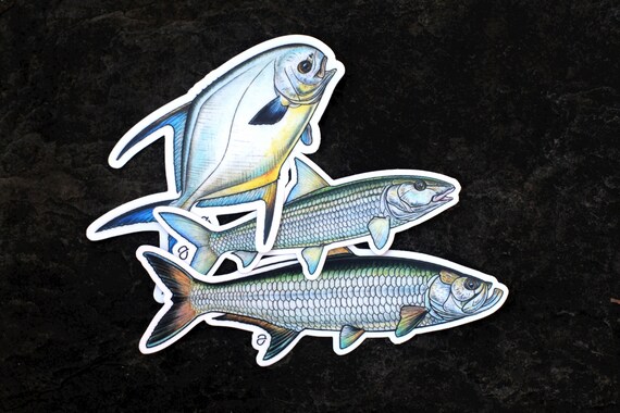 Inshore Silver Sticker Pack 3 Stickers | Etsy