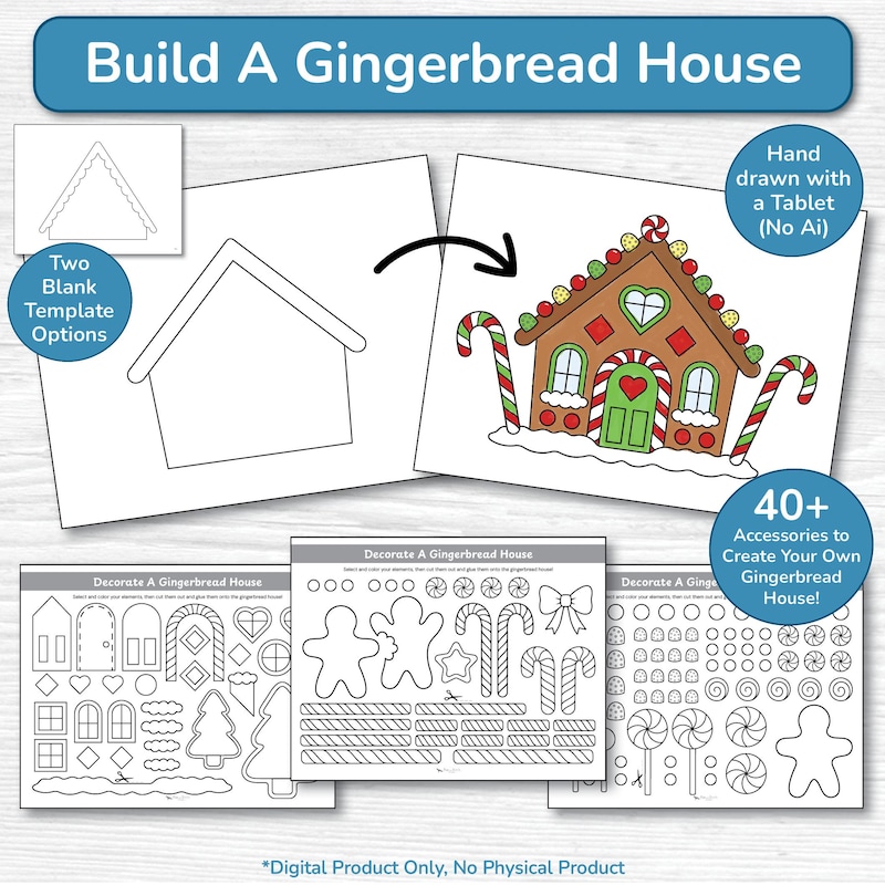 Ginger Bread House School - Etsy