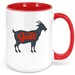 Goat Cup Goat Mug Greatest of All Time Gift for Coach - Etsy