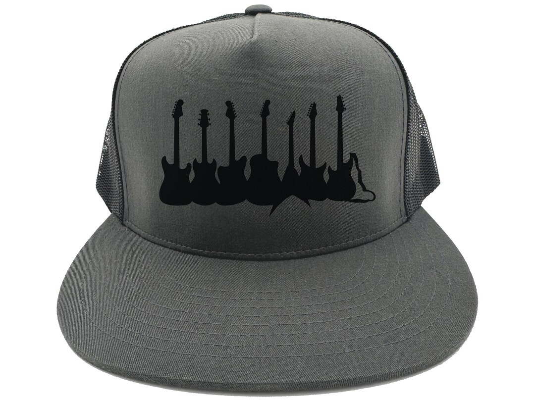Guitarist Hat, Guitars, Guitar Hat, Gift for Guitarist, Trucker Hat ...