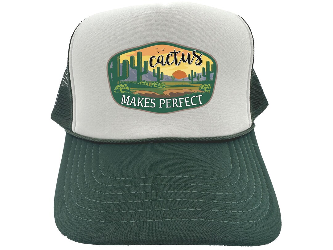 Cactus Hat, Cactus Makes Perfect, Desert Hat, Cactus Gift, Mesh Hats ...