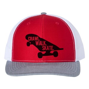 Skateboard Hat, Crawl Walk Skate, Skating Hat, Gift for Skateboarder ...