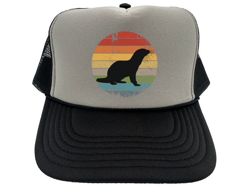 River Otter Hat, Otter Sunset, Wildlife Lover, Otter Gift, Adjustable ...