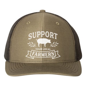 Support Your Local Farmers, Farm Hat, Farmers Market, Farm Cap ...