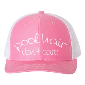 Pool Hair Don't Care, Pool Hat, Summer Hat, Adjustable Snapback, Pool ...