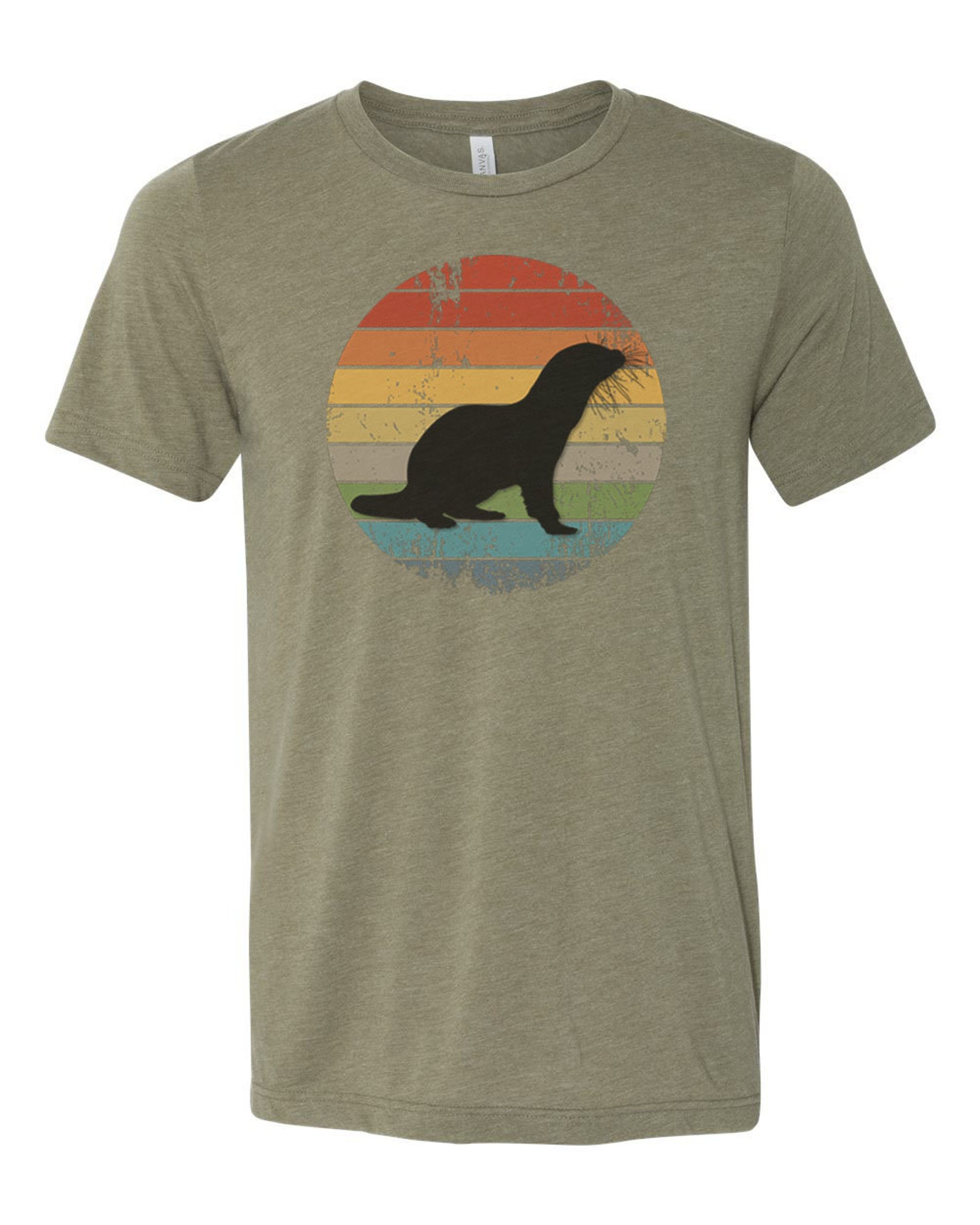 River Otter Shirt Otter Sunset Otter Gift Sublimated | Etsy