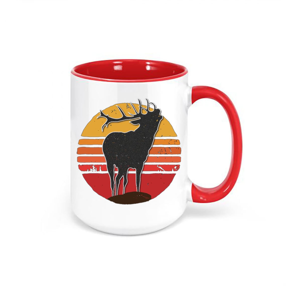 Elk Coffee Mug, Elk Sunset, Elk Hunting Mug, Rustic Mugs, Rustic Decor ...