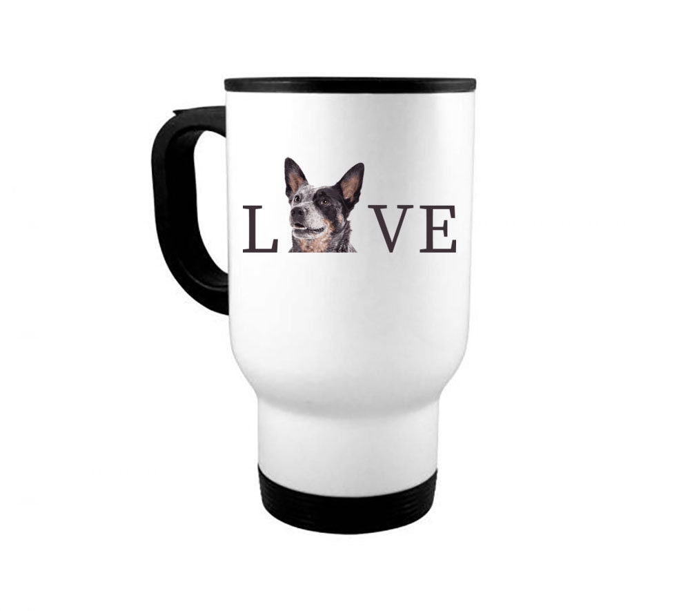 Blue Heeler Mug, Love Blue Heeler, Australian Cattle Dog, Blue Heeler ...