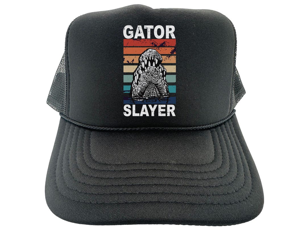 Gator Hunting Hat, Gator Slayer, Alligator Hunting Hat, Alligator Hat ...