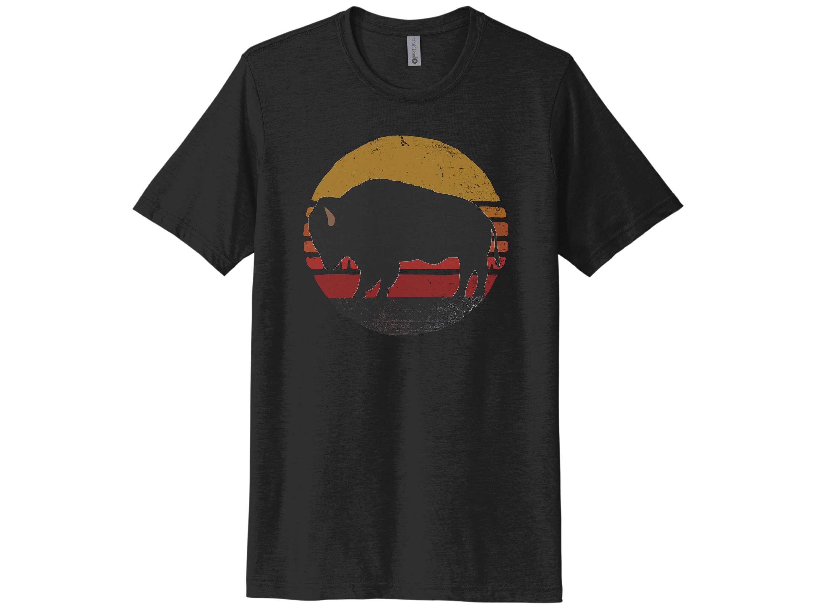 Buffalo Shirt, Bison Shirt, Buffalo Sunset, Unisex Fit, Aztec Shirt ...