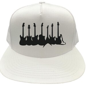 Guitarist Hat, Guitars, Guitar Hat, Gift for Guitarist, Trucker Hat ...