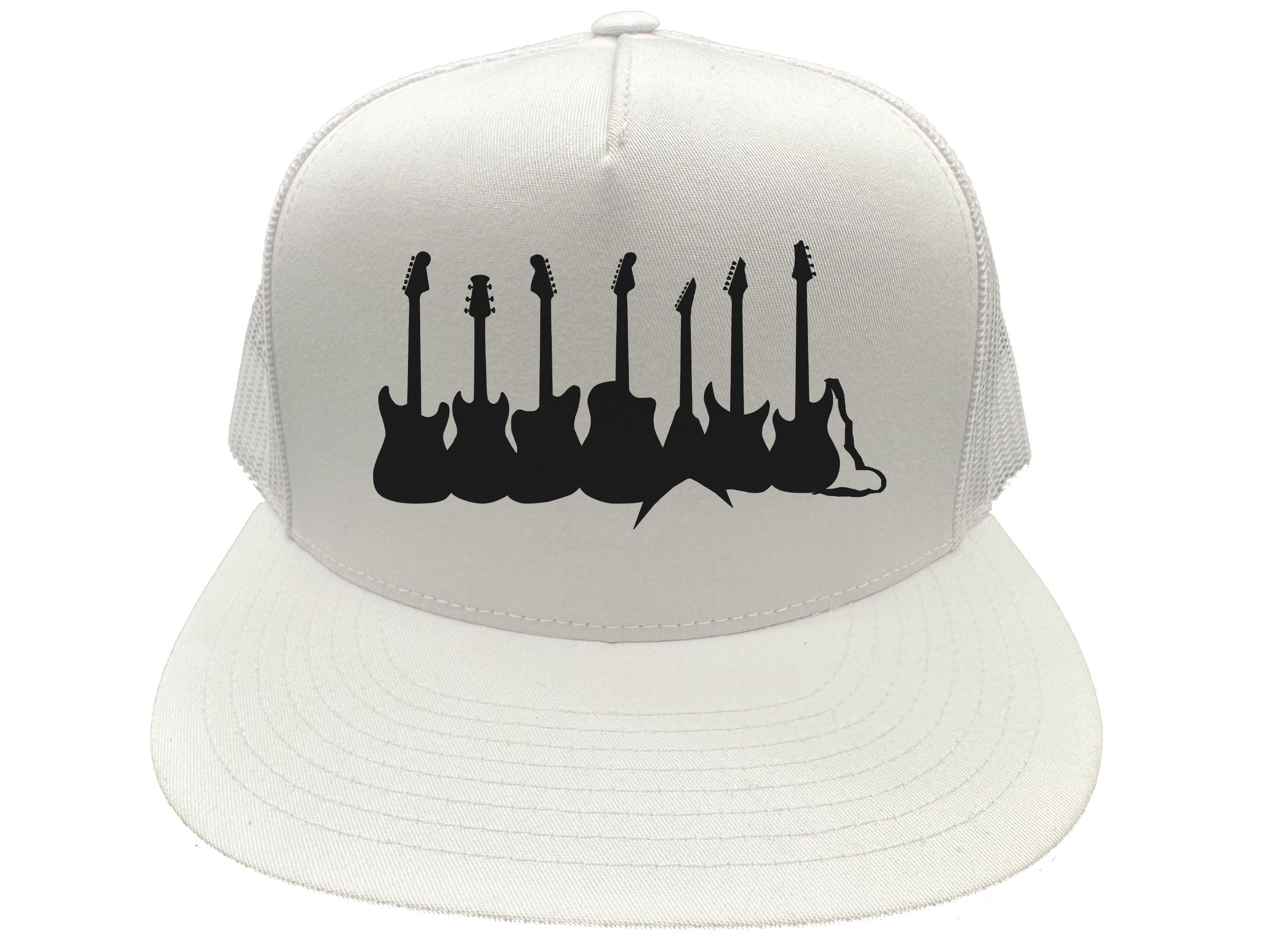 Guitarist Hat, Guitars, Guitar Hat, Gift for Guitarist, Trucker Hat ...