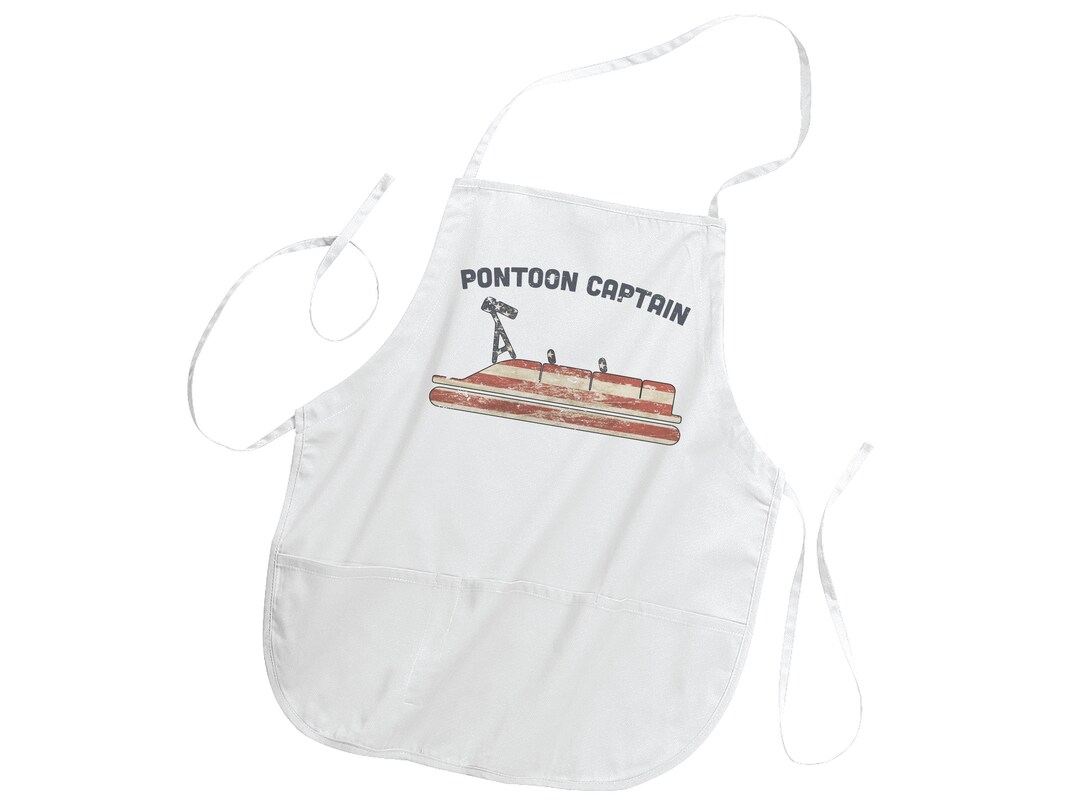 Boat Apron, Pontoon Captain, Barbecue Apron, Apron With Pockets ...