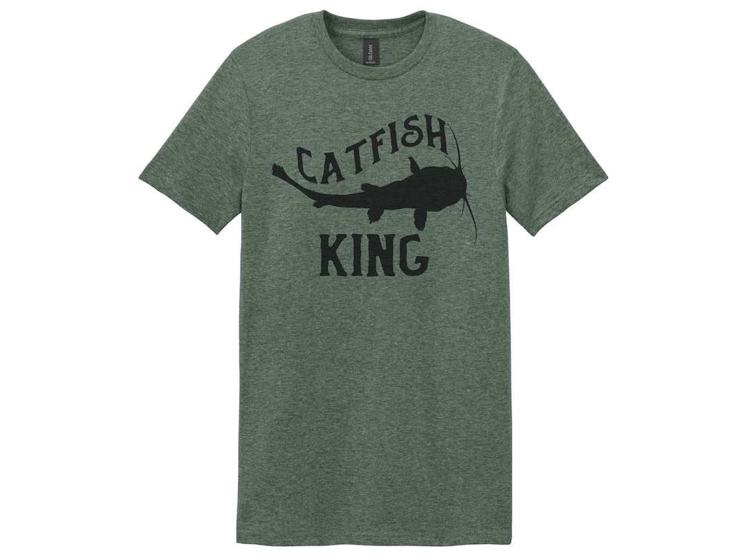 Cat Fishing Shirt, Catfish King, Noodling Shirt, Gift for Fisherman ...