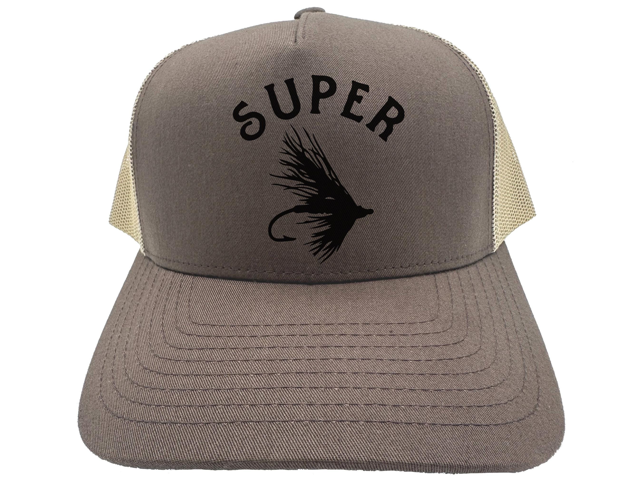 Fishing Hat, Super Fly, Fly Fishing Hat, Trout Fishing Hat, Adjustable ...
