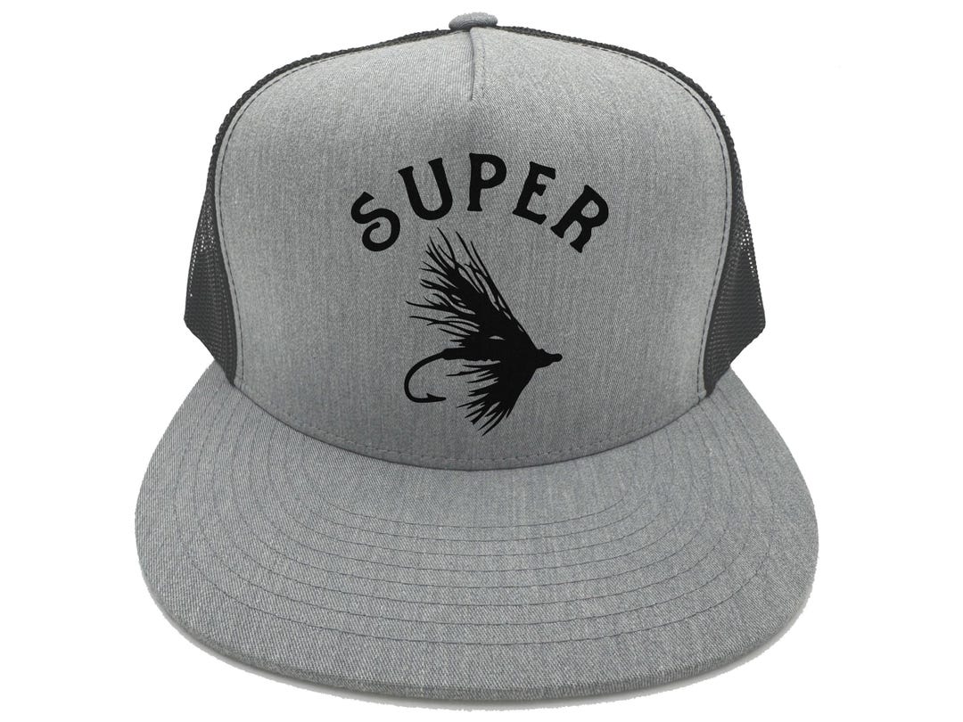 Fishing Hat, Super Fly, Fly Fishing Hat, Trout Fishing Hat, Adjustable ...